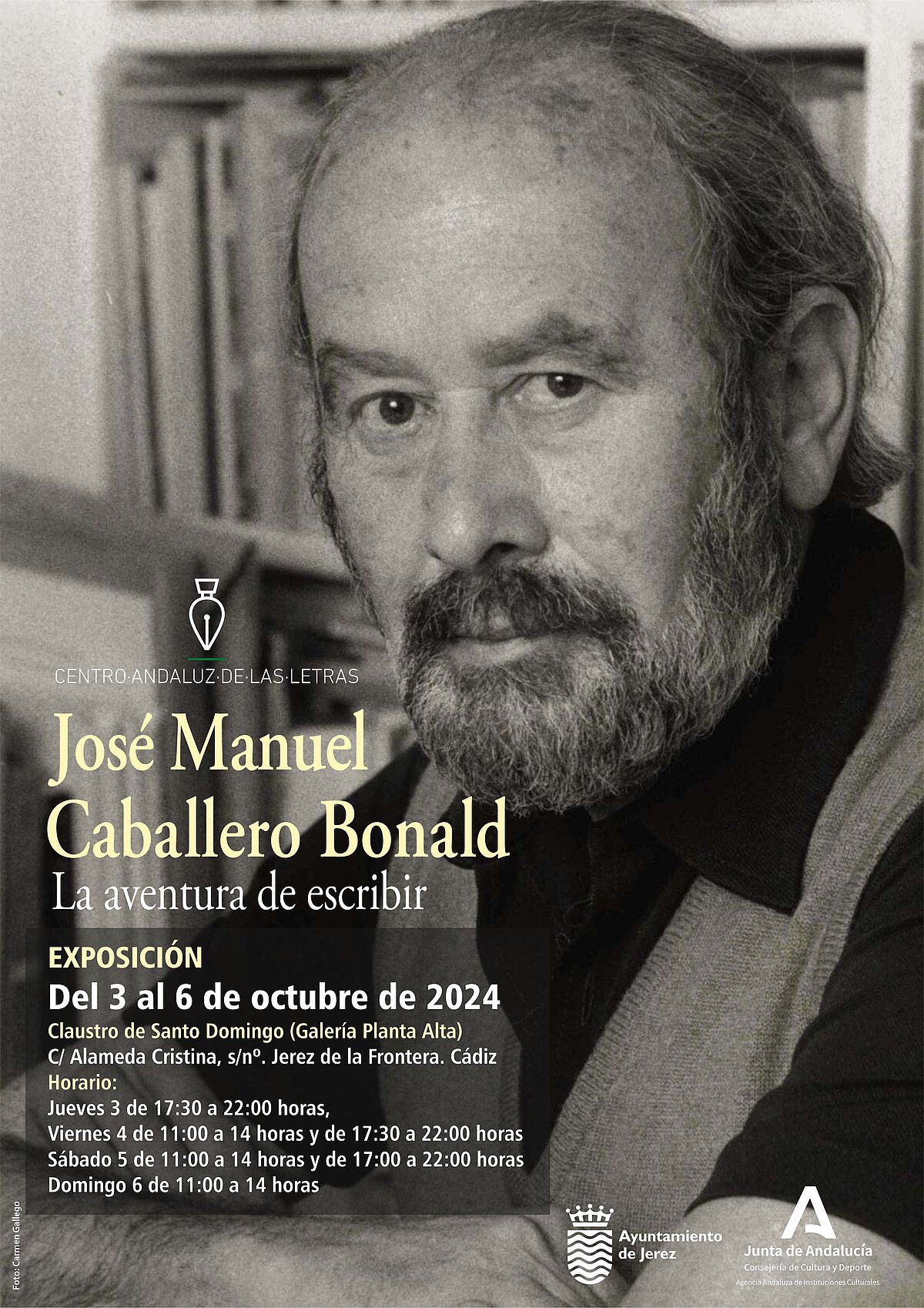 Exposición: José Manuel Caballero Bonald, la aventura de escribir