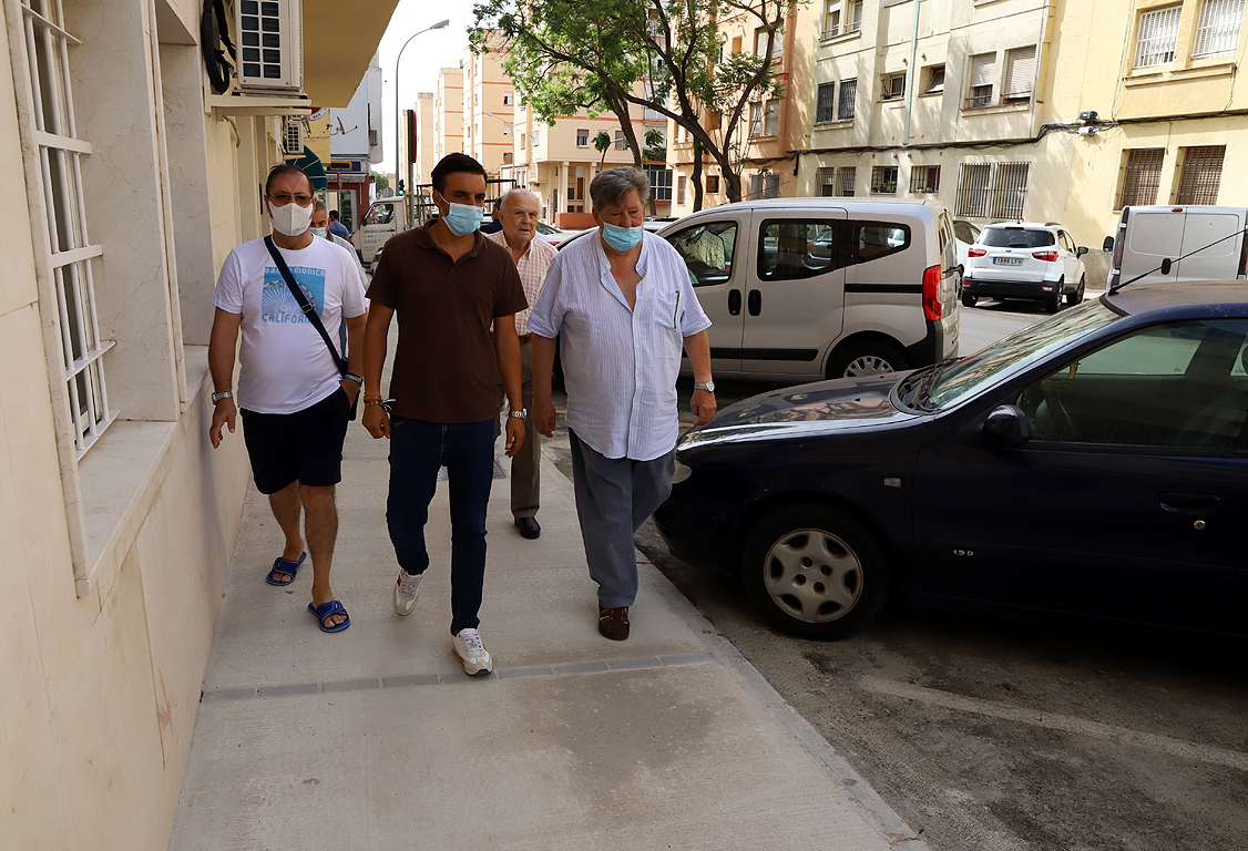 La mejora integral del acerado de Icovesa se encuentra al 90% de su ...