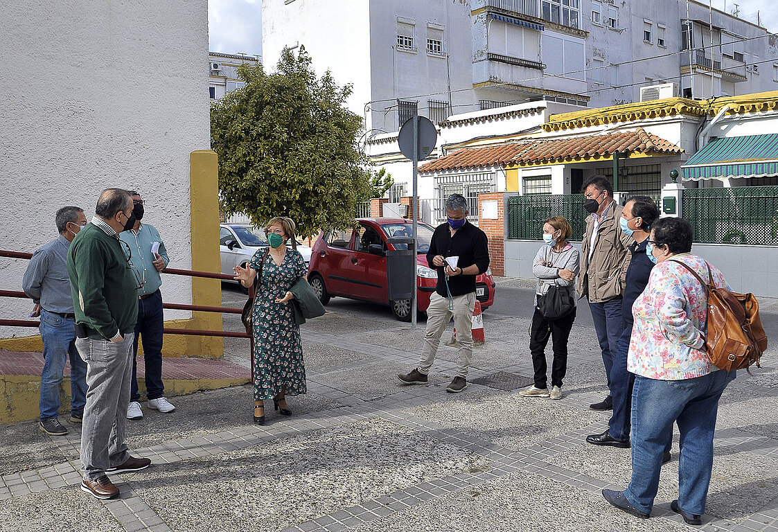 Carmen Collado visita La Plata con representantes del tejido social