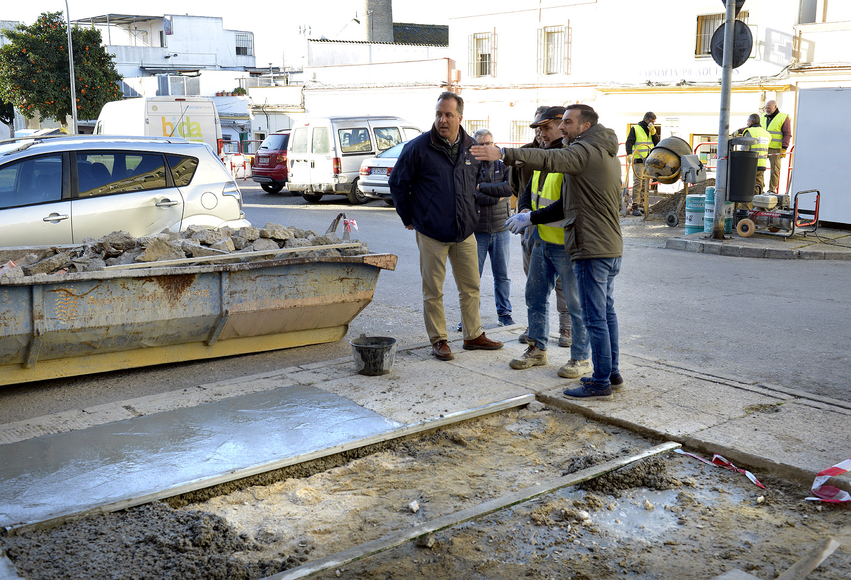 El Gobierno local avanza en la mejora de los acerados de ‘Picadueña Baja’