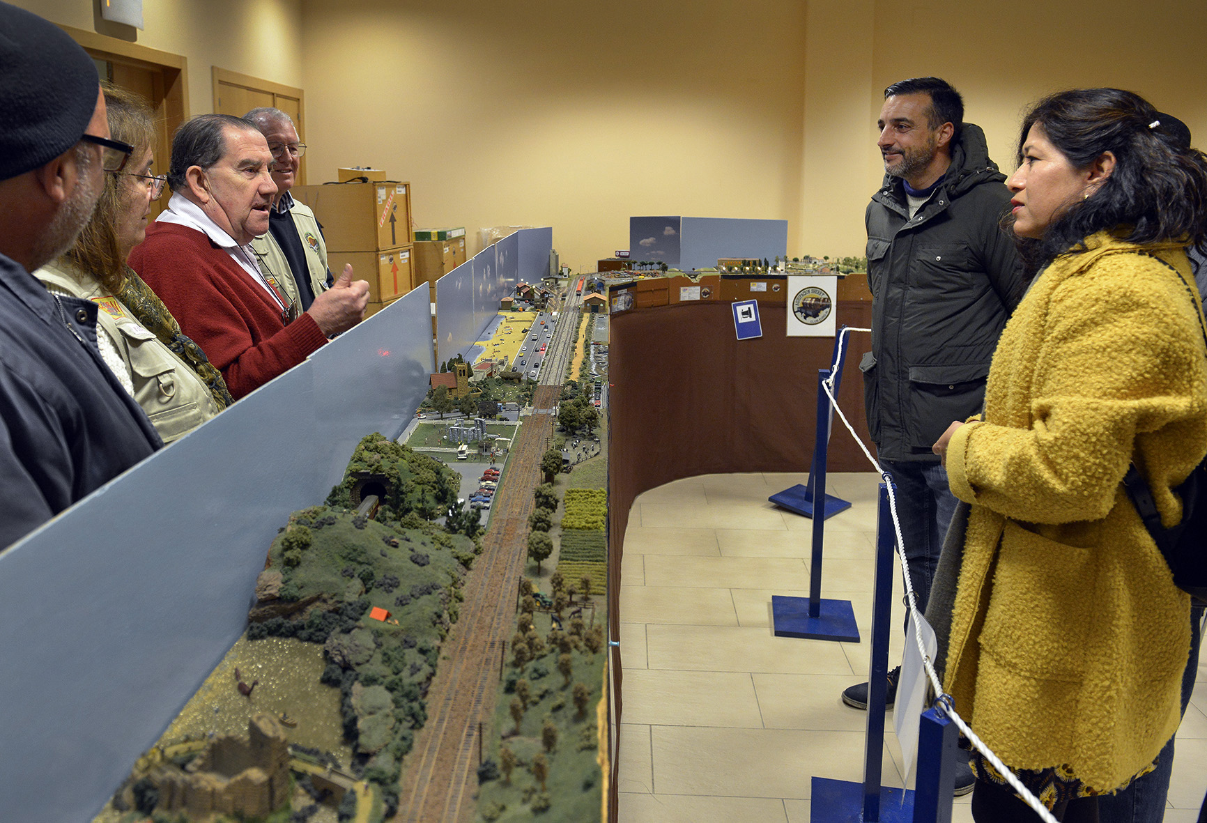 El Centro Social de la Granja acoge la exposición ‘Módulos Ferroviarios’