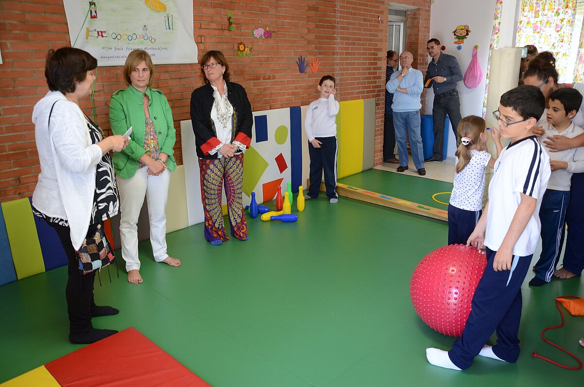 Inauguración del nuevo aula de psicomotricidad del EEPP Sagrada Familia