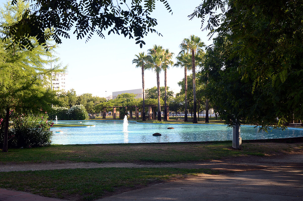 Infraestructuras finaliza el adecentamiento del lago del Parque de La Plata