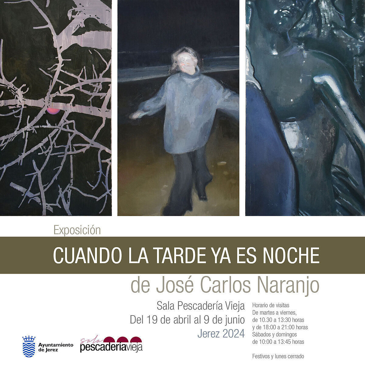 Sala Pescadería Vieja expone 'Cuando la tarde ya es noche' del pintor ...