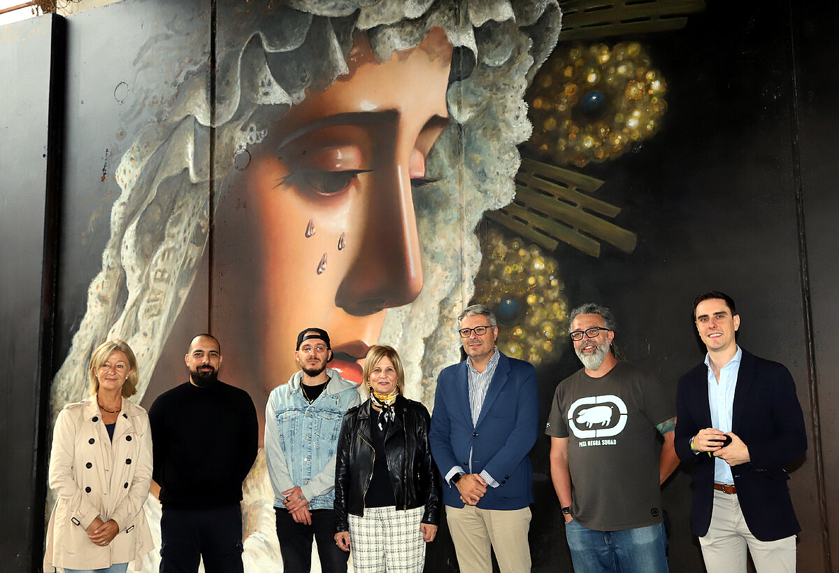 La alcaldesa subraya el potencial cultural del arte urbano ...